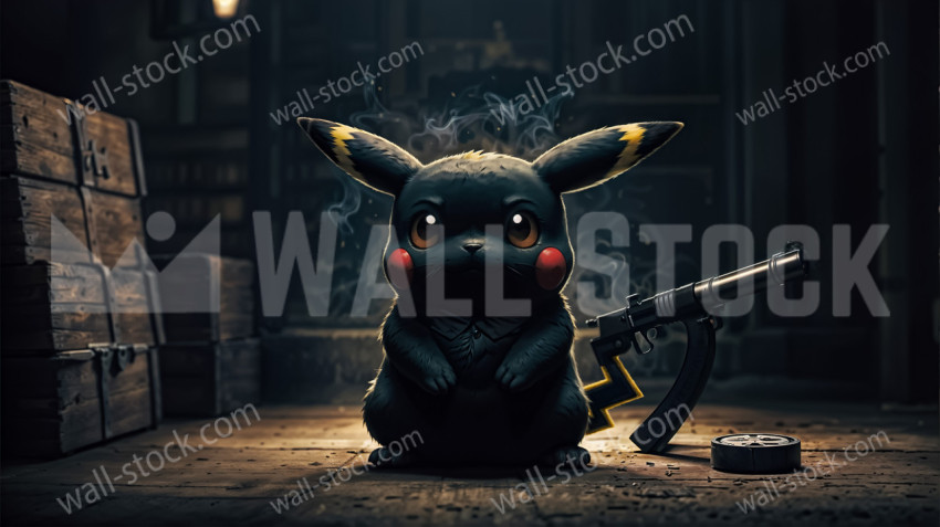 Pikachu as mafia boss (pokemon) noir 1930 the godfather - Photo #105 ...